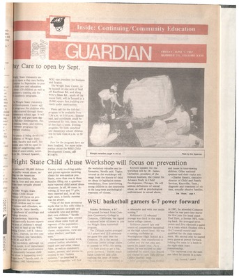"The Guardian, June 5, 1987" by Wright State University Student Body
