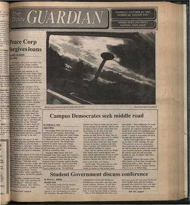 "The Guardian, October 22, 1987" by Wright State University Student Body