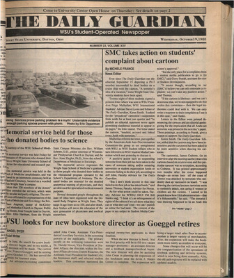 "The Guardian, October 19, 1988" by Wright State University Student Body