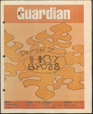 "The Guardian, September 27, 2000" by Wright State University Student Body